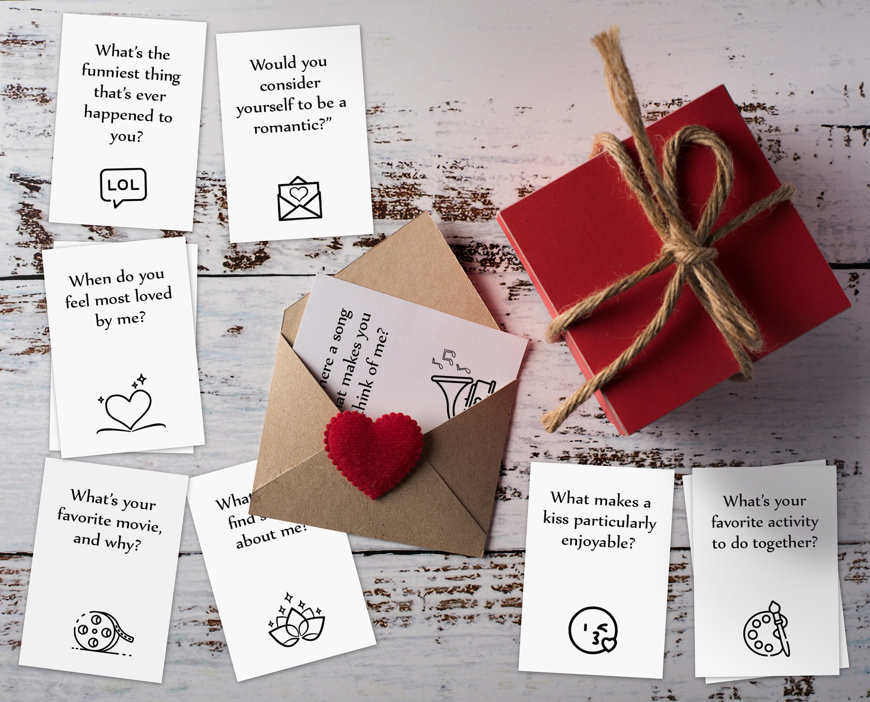 40 Printable Date Night Question Cards Valentine's Day - Etsy UK