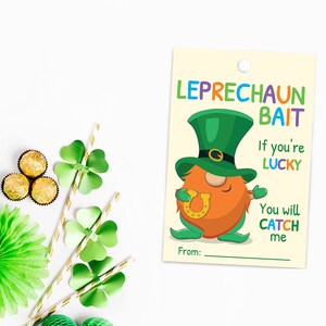 Lucky Leprechaun Bait Tags | Leprechaun Gnome | St. Patrick's Day ...