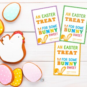 Bunny Printable Tags, Easter Basket Gift Tag, Classroom Activity ...