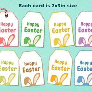 Easter Gift Tags, Easter Basket Gift Tag, Easter Cookie Tag, Easter ...