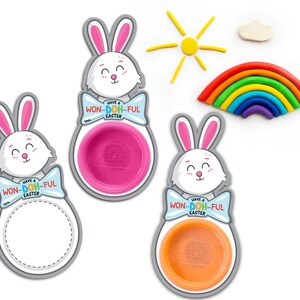 Easter Play-doh Gift Tag, Play-doh Easter Printable, Easter Gift for ...