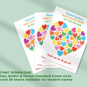 End of Year Teacher Gift, Thank You Teacher, Teacher Appreciation, Last ...