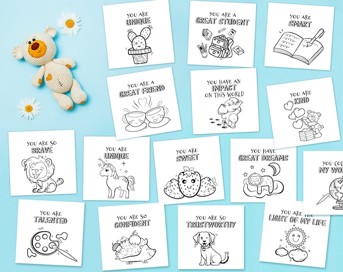 Rainbow Kindness Cards PRINTABLE | Compliment Cards for Kids | Lunchbox ...