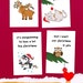 Punny Christmas Cards, Pack of 4 Funny Christmas Cards, Animal ...