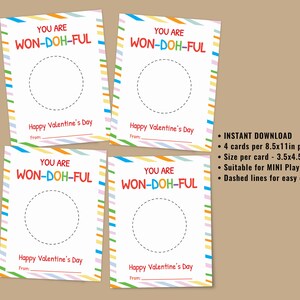 Valentine Playdoh Gift Tag, Wondohful Classroom Tags, Valentines Day ...