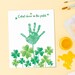 Cutest Clover in the Patch Handprint Art, St Patricks Day Crafts for ...