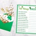 All Things Green Game, Printable St. Patrick's Games for Kids, Family ...