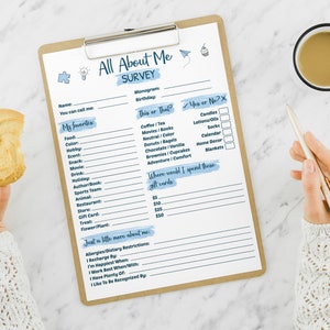 All About Me Survey, Coworker Questions Printable, Team Building ...