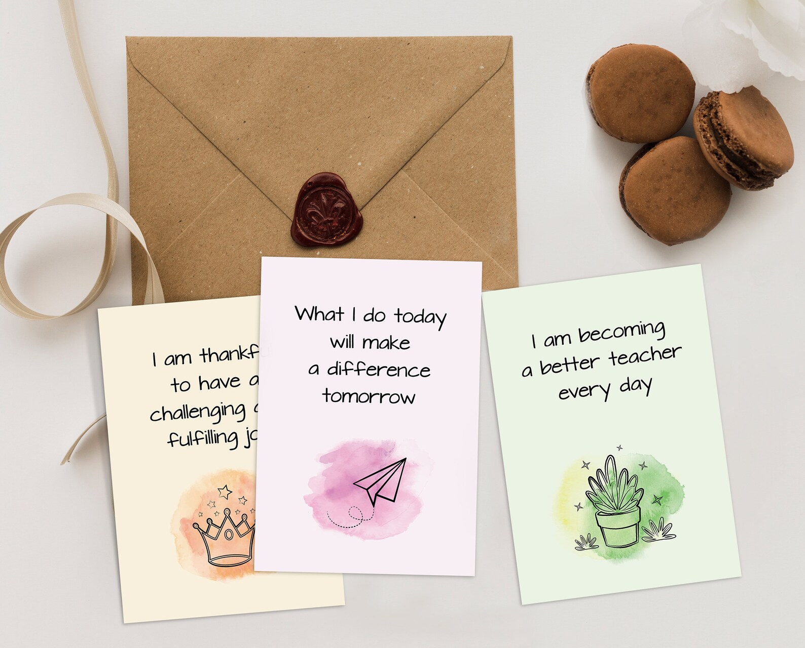 Teacher Affirmation Cards Teacher Appreciation Gift Teacher - Etsy