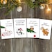Punny Christmas Cards, Pack of 4 Funny Christmas Cards, Animal ...