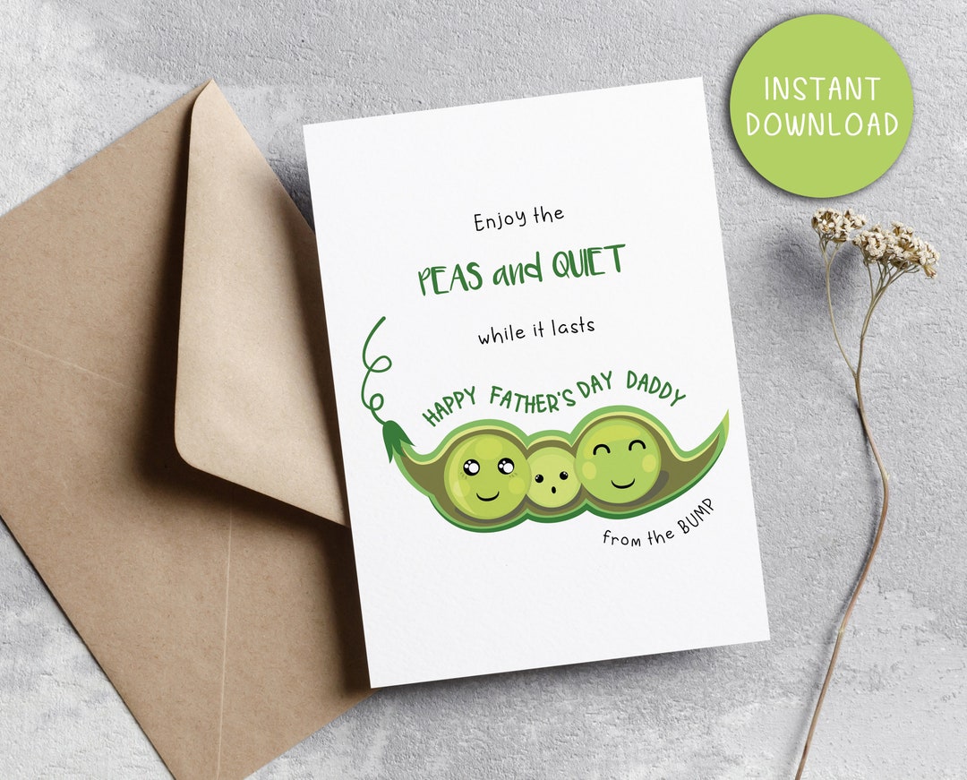 Daddy to Be Fathers Day Card From the Bump, Dad to Be Card From the ...