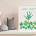 Cutest Clover in the Patch Handprint Art, St Patricks Day Crafts for ...