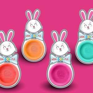 Easter Play-doh Gift Tag, Play-doh Easter Printable, Easter Gift for ...