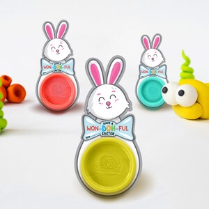 Easter Play-doh Gift Tag, Play-doh Easter Printable, Easter Gift for ...