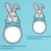 Easter Play-doh Gift Tag Printable, Easter Bunny Playdoh, Easter Gift ...