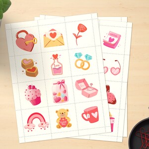 Valentine's Day Bingo Game for Kids and Adults | Printable Valentine ...