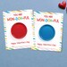 Valentine Playdoh Gift Tag, Wondohful Classroom Tags, Valentines Day ...