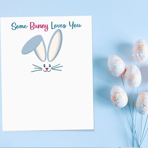 Some Bunny Loves You, DIY Easter Bunny Feet Print, Footprint Craft for ...