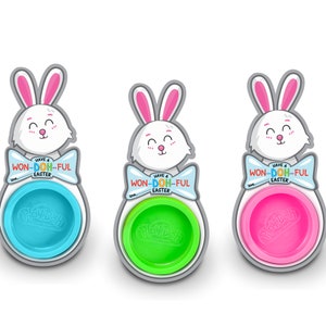 Easter Play-doh Gift Tag, Play-doh Easter Printable, Easter Gift for ...