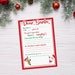 Printable Christmas Wish List Letter to Santa Dear Santa - Etsy