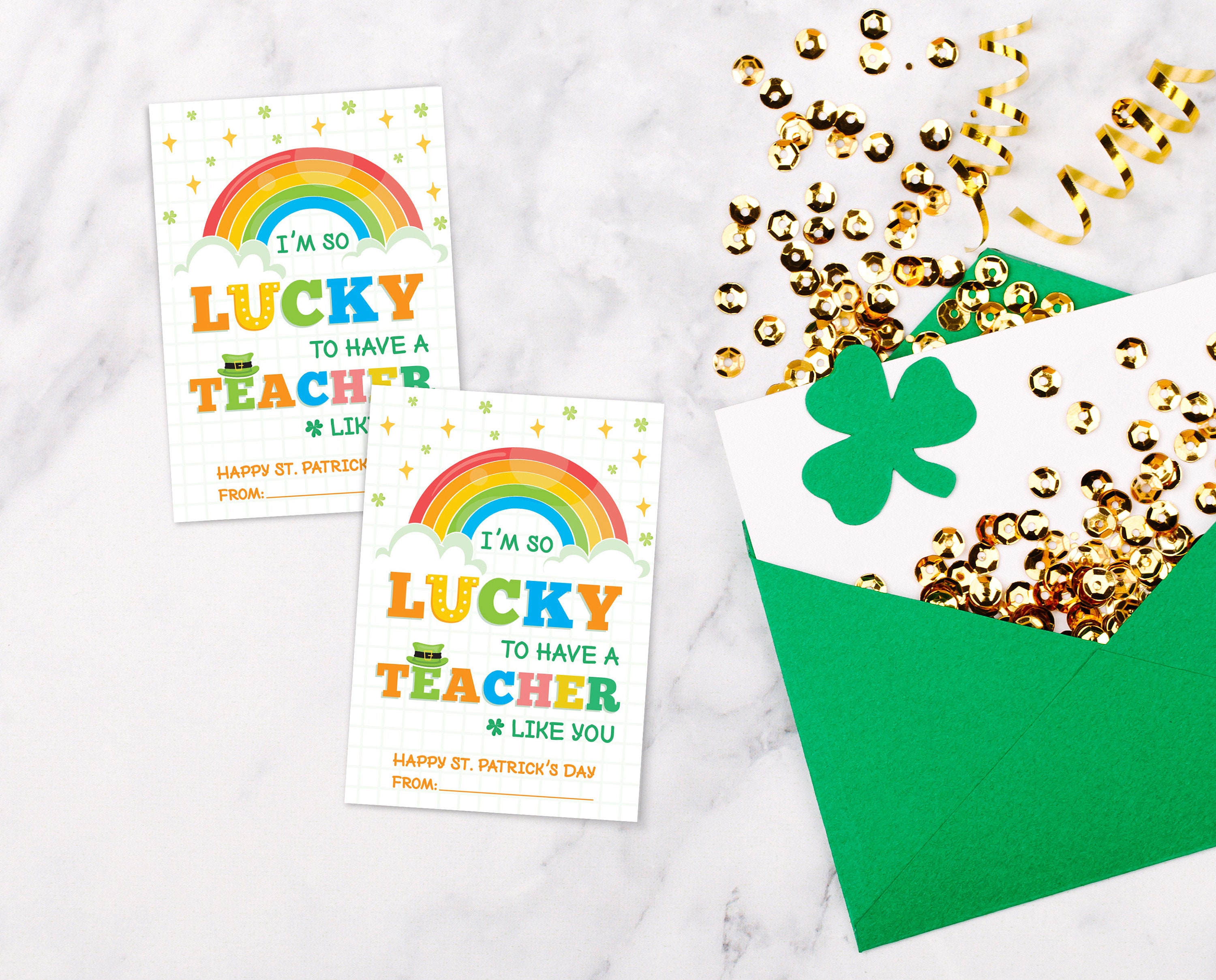 Teacher Appreciation Gift From Kids Happy St. Patrick's - Etsy