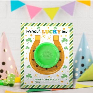 St. Patrick's Day Playdoh Cards, Printable Class St Patricks Day Play ...