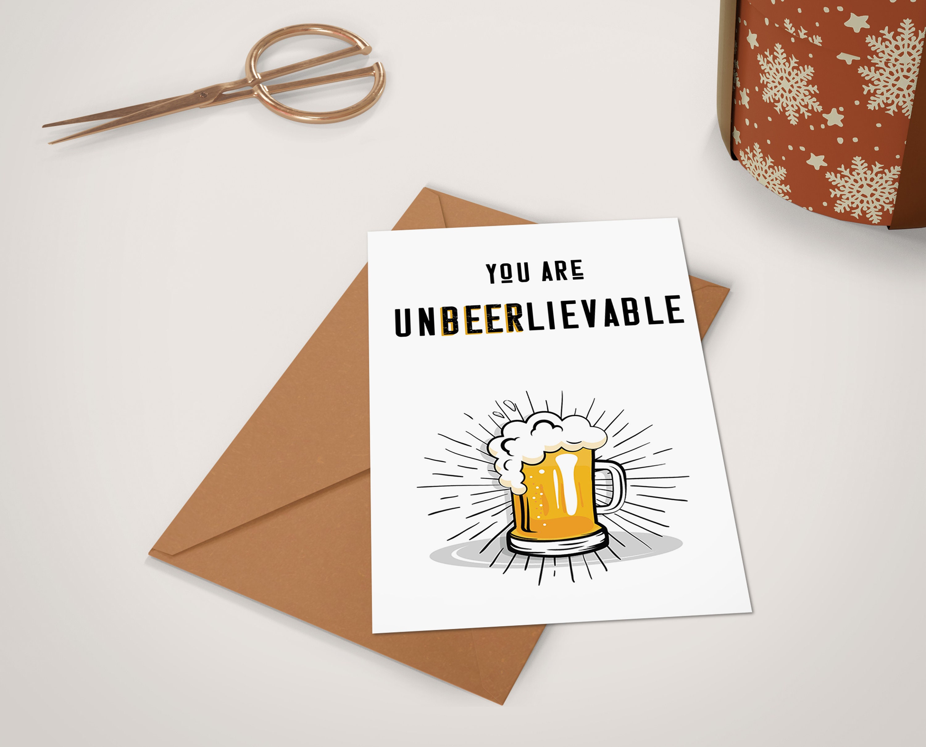 Beer Greetings Card Pun Birthday Card Anniversary Card - Etsy