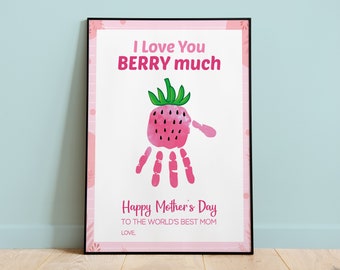 Mom, I Love You Berry Much! - Etsy