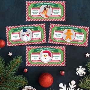 Christmas Play Money, Christmas Coupons, Santa Bucks Printable ...