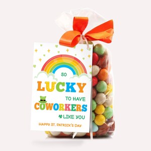 St. Patrick's Day Coworker Gift Tag, Team Appreciation, Staff ...