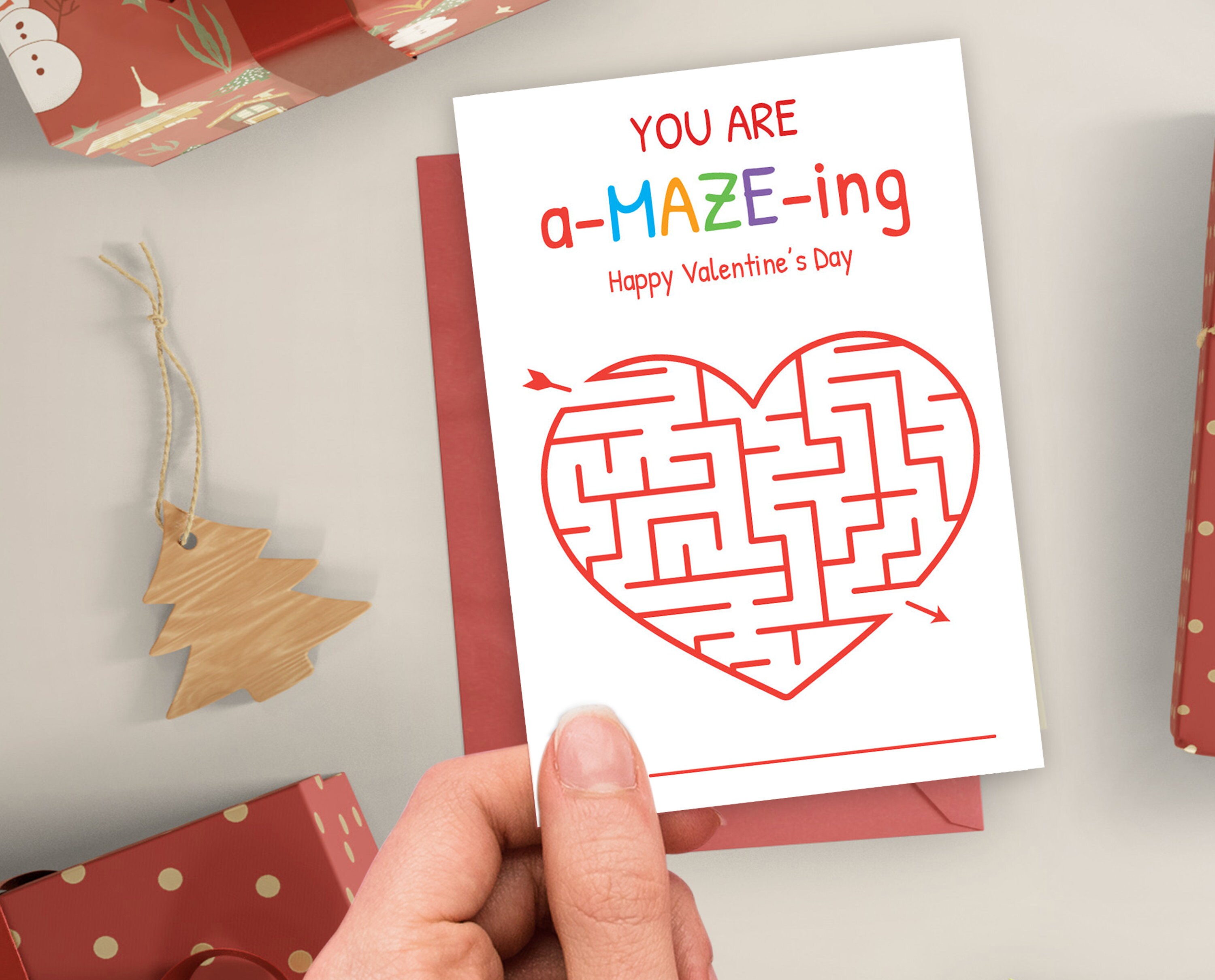 Printable Valentine for Kids Non Candy Valentines Puzzle - Etsy
