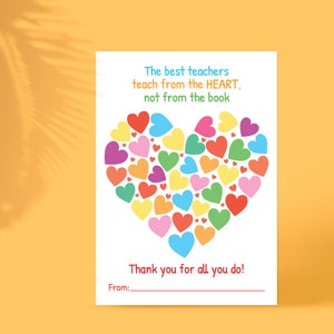 End of Year Teacher Gift, Thank You Teacher, Teacher Appreciation, Last ...