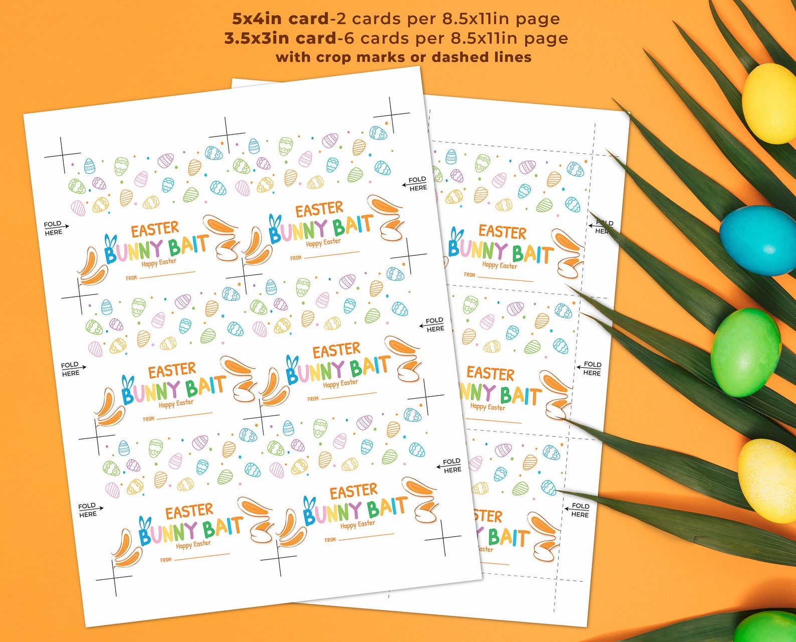 Printable Bunny Bait Gift Tag, Easter Treat Bag Topper (PDF) - Etsy