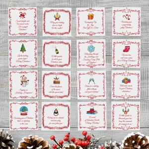 12 Days of Christmas Gift Tags, Printable 12 Days of Christmas Gifts ...