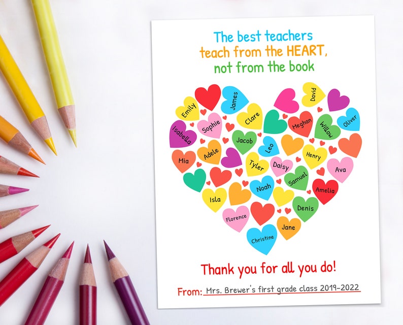 End of Year Teacher Gift Thank You Teacher Teacher - Etsy
