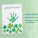 Cutest Clover in the Patch Handprint Art, St Patricks Day Crafts for ...