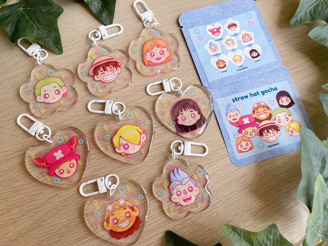 OP Straw Hat Gacha Keychains OP Blind Bags Anime Gift - Etsy