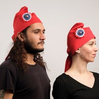 Slouchy Phrygian Cap With French Cockade - Revolutionary Era Hat - Etsy