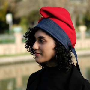 Slouchy Phrygian Cap With French Cockade - Revolutionary Era Hat - Etsy