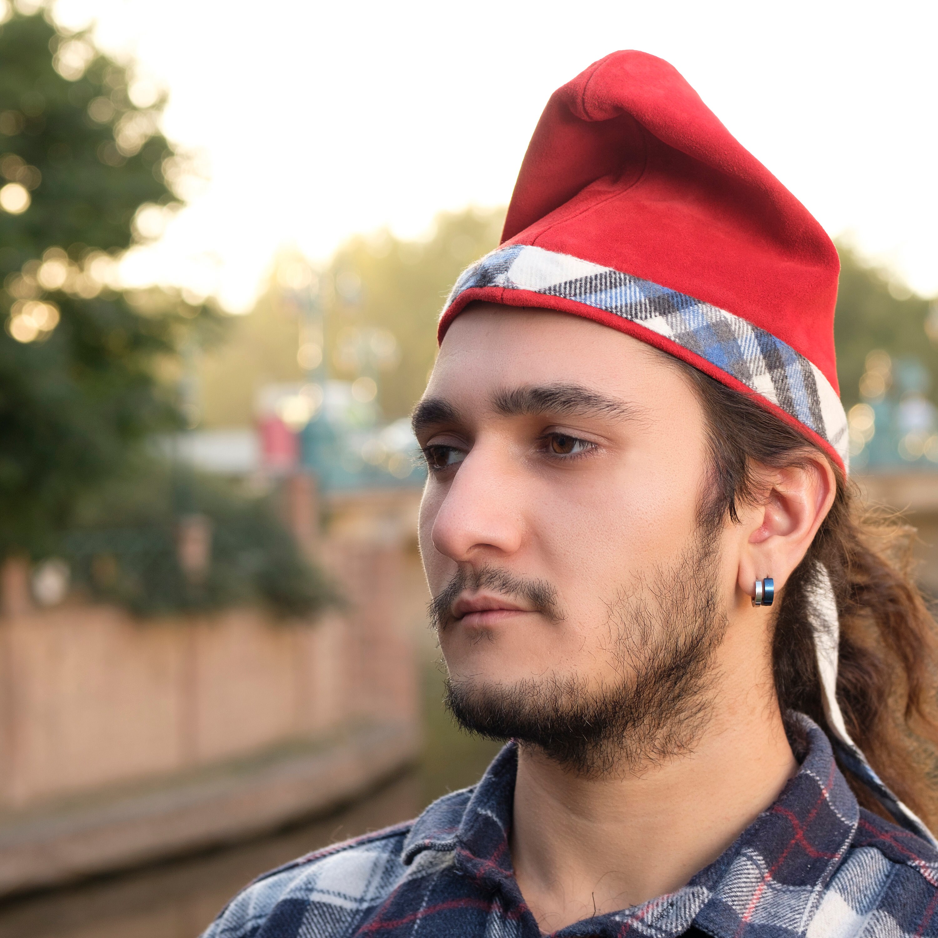 Red Phrygian Liberty Slouchy Beanie Cap Hat Made of Genuine Suede ...