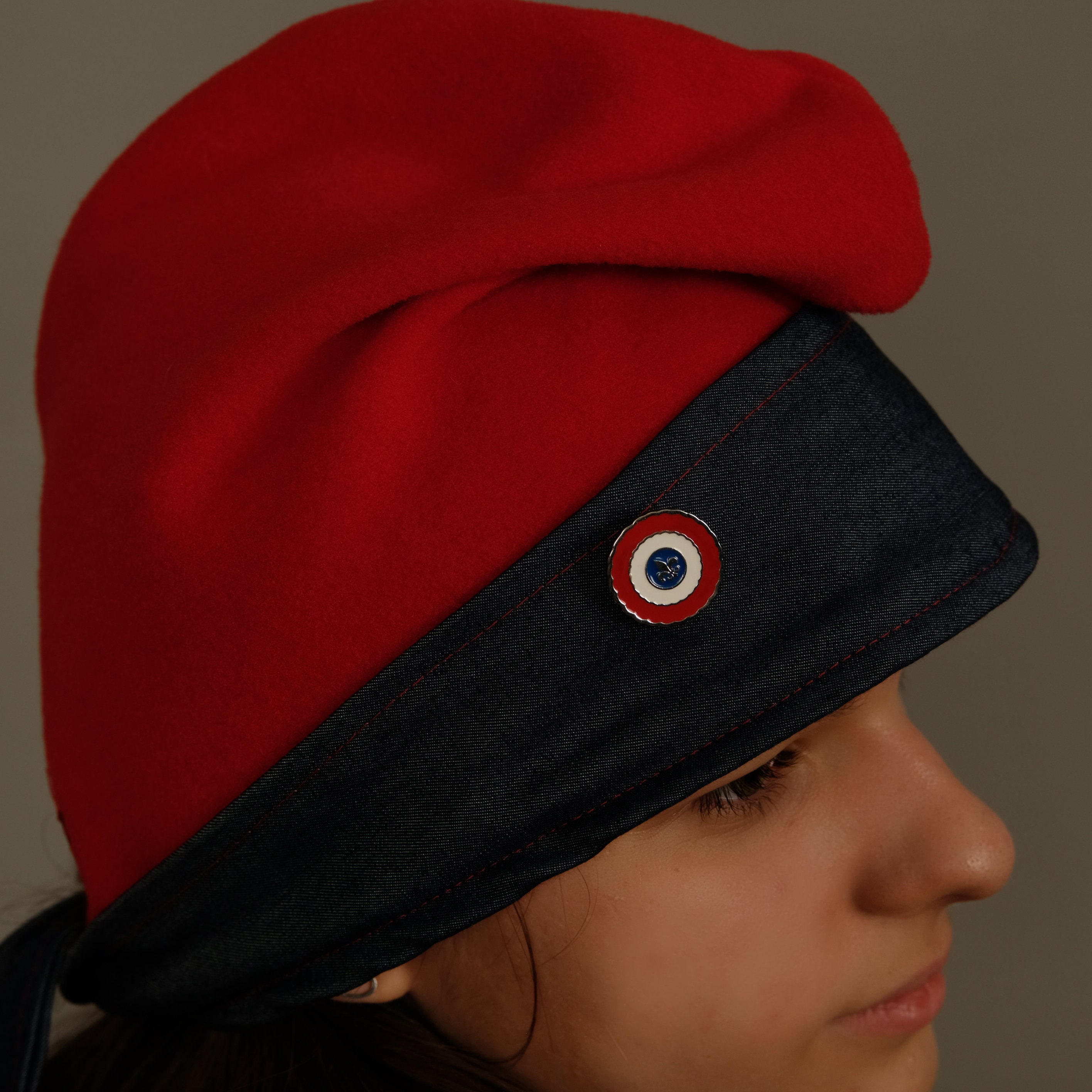 Handmade Phrygian Cap With a French Cockade Pin Classic - Etsy