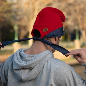 Handmade Phrygian Cap: Red & Blue Liberty Hat With French Cockade Pin ...