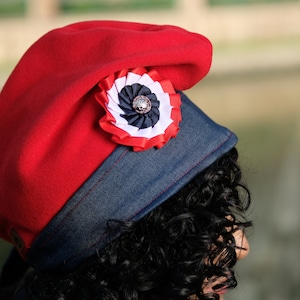 Slouchy Phrygian Cap With French Cockade - Revolutionary Era Hat - Etsy
