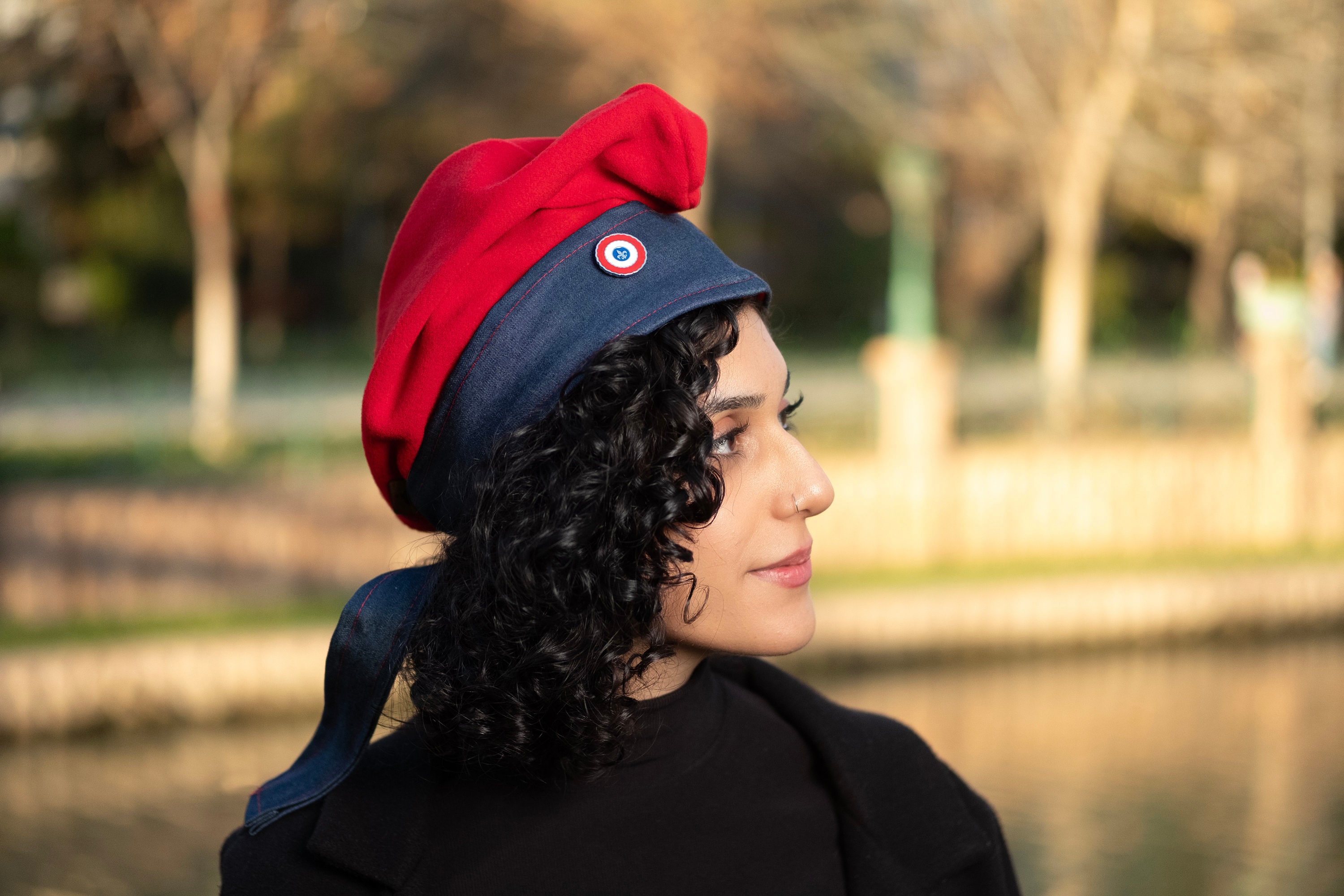 Handmade Phrygian Cap With a French Cockade Pin Classic Revolutionary ...