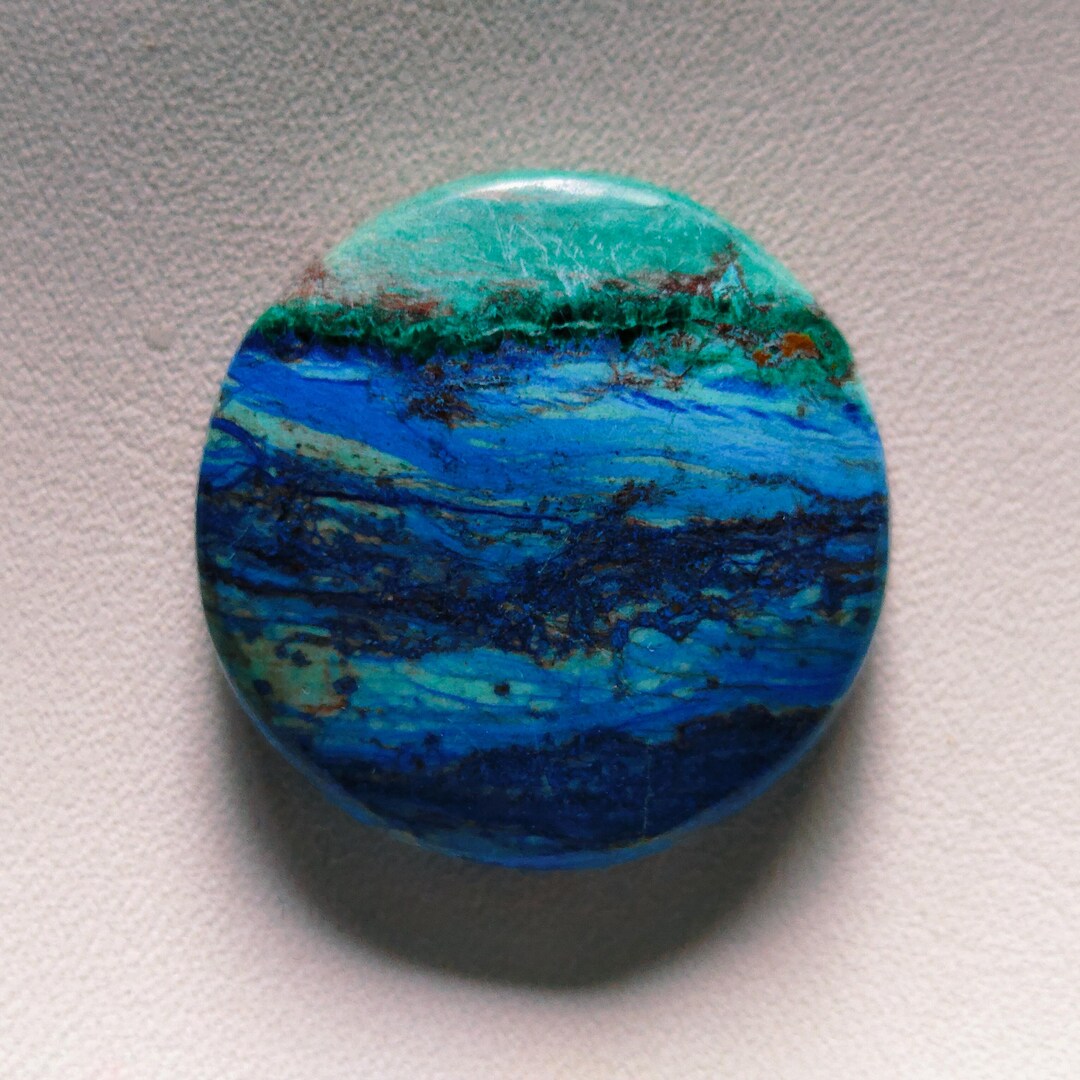 Blue Bird Azurite Gemstone, Natural Blue Azurite Cabochon, Handmade ...