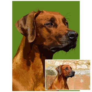 Comic Style Pet Portrait Personalised Print Personalized Pet Print ...