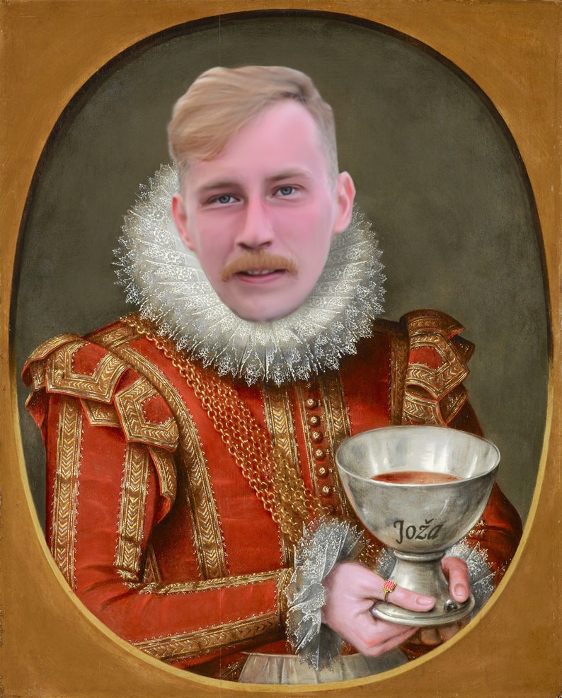 Custom Royal Portrait Painting From Photo Personalized Regal - Etsy