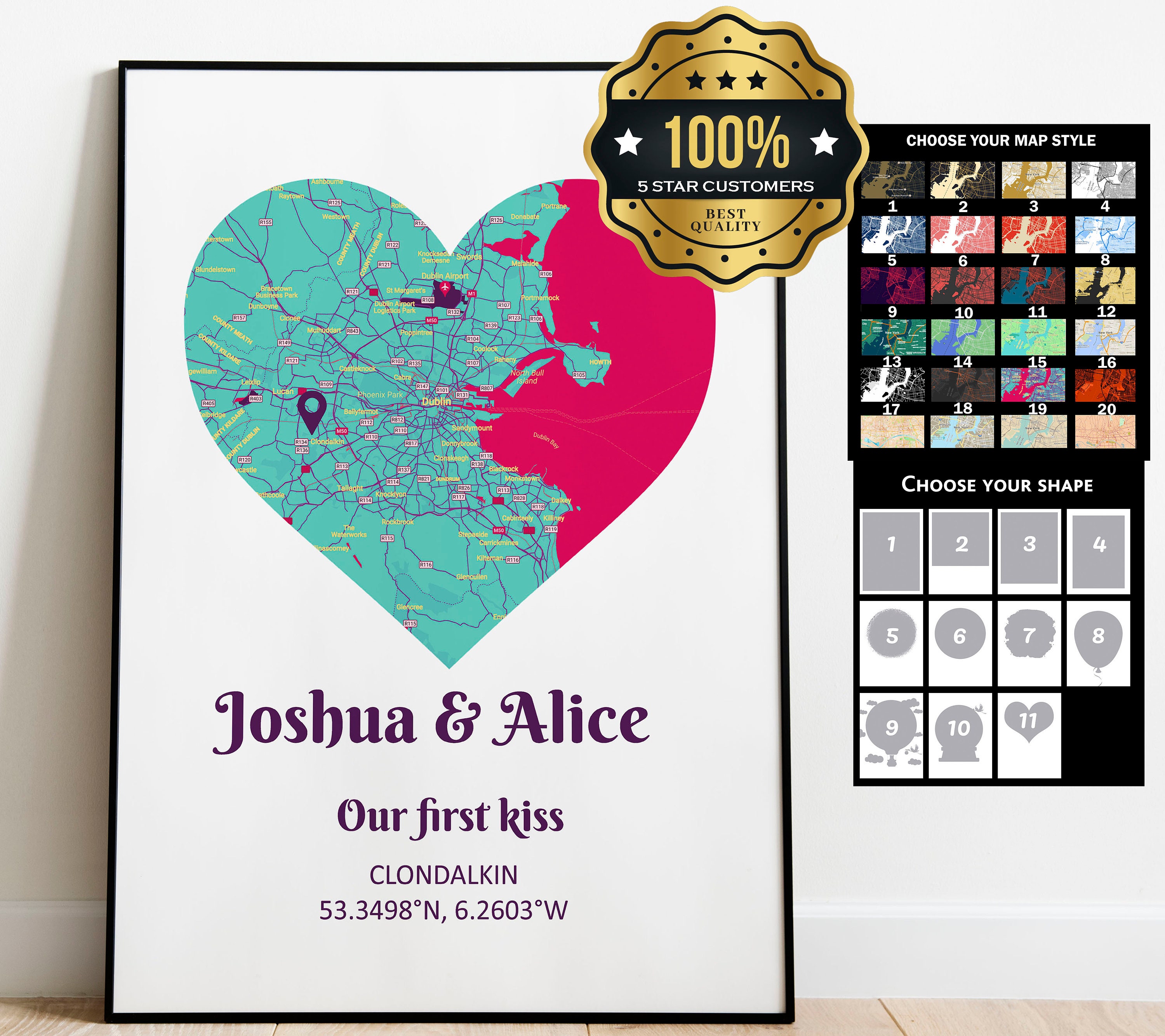 Heart Map Template