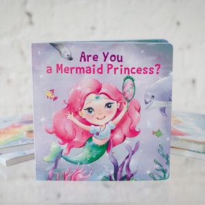 Mermaid Princess Children's Board Book: Under the Sea Party Favor - Etsy