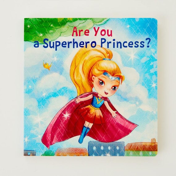 Superhero Princess Childrens Board Book Isparkle Princess | Etsy